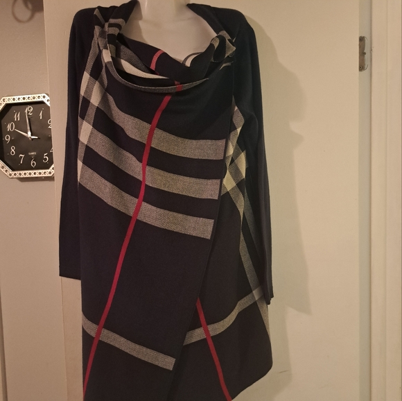 crown & ivy | Dresses | Plaid Cow Neck Sweater Dress | Poshmark